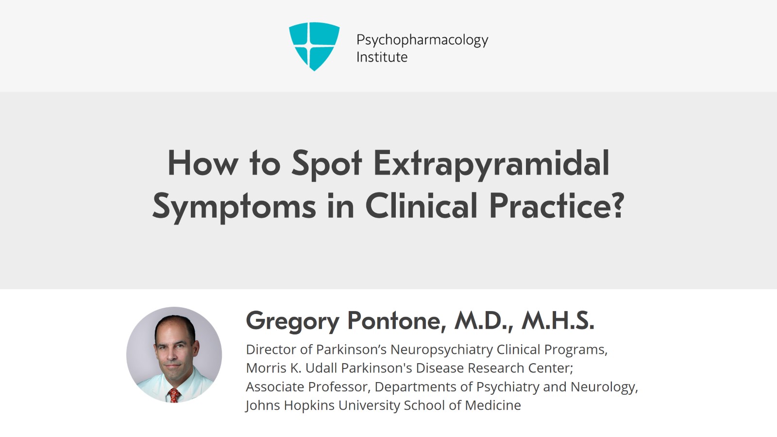 Psychopharmacology Institute